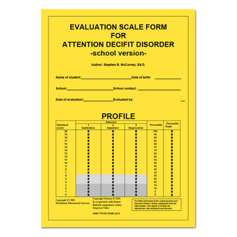 ADDES 10 pcs evaluation scale -School version - Songvaar Vekst AS